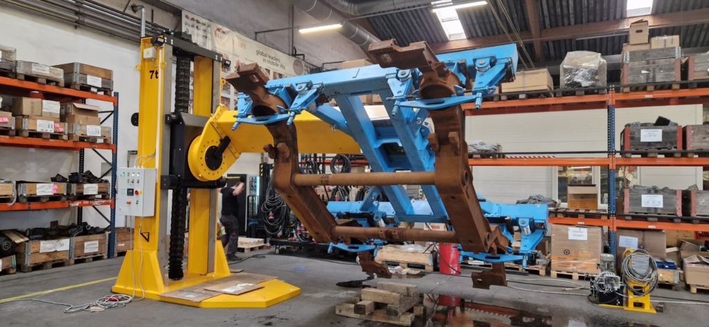New 3-axis rotary lifting system at the Alstom plant in Matranovak ...
